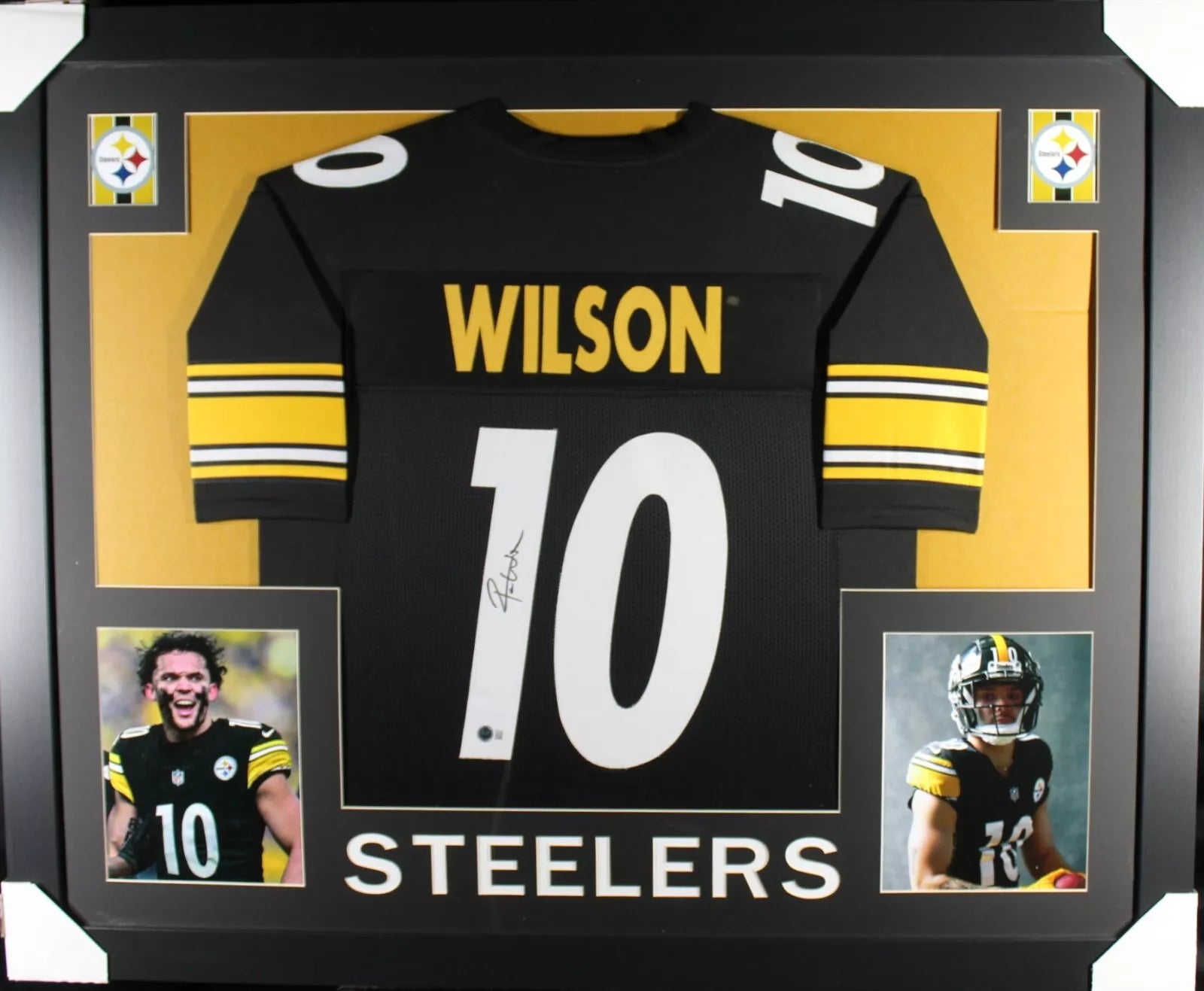 ROMAN WILSON Signed/Autographed Custom Jersey Framed 35x43 - BECKETT ...